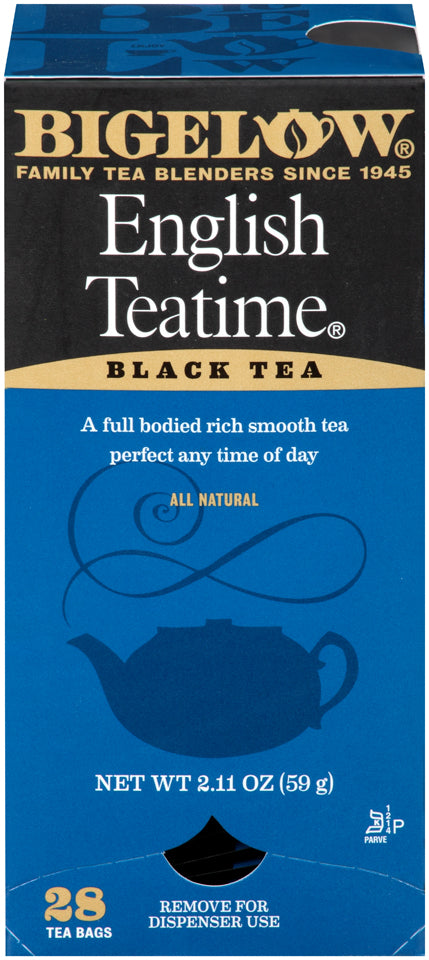 ENGLISH TEATIME BLACK TEA by Bigelow - Full-Bodied, Rich - Box or Case ...